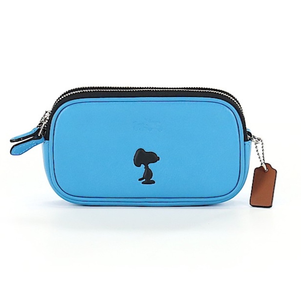 {Coach} Coach X Peanuts Snoopy Embossed Mini Bag - Gem